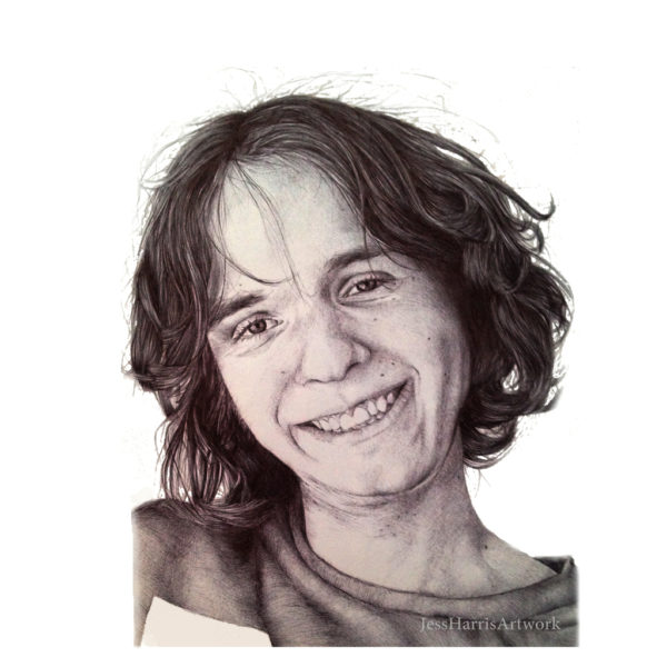 Biro Portraits Dorset, Hand-Drawn People Portrait Artist Jess Harris